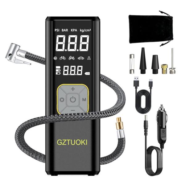 商品名:  Tire Inflator,Portable Air Compressor for Tires,Battery &amp; 12V DC Dual Power,150 PSI Auto Air Pump for Car Tire...