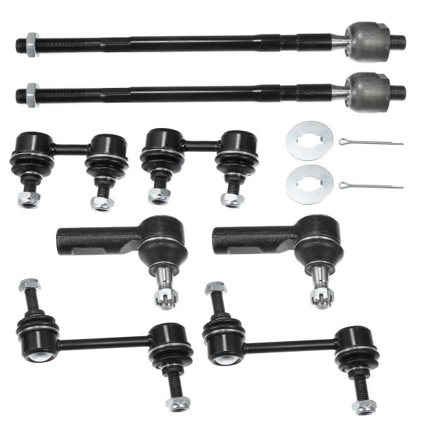商品名:  X AUTOHAUX 8 Pcs Front Rear Sway Bar Link Inner Outer Tie Rod Ends for Toyota Corolla 1993-2002 No.K9545/K90124/EV...