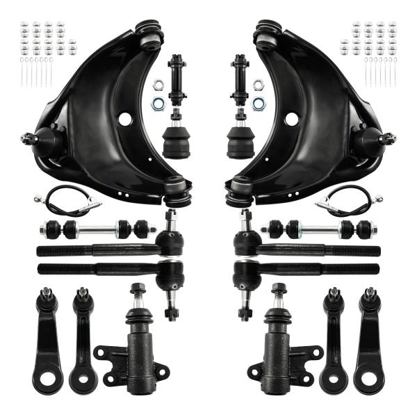 商品名:  Torchbeam 15pcs Front Upper Control Arms, Suspension Kit with Ball Joint Tie Rod End Sway Bar Link for C1500, C250...