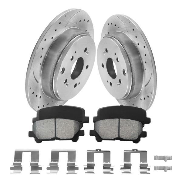 商品名:  funire Rear Brake Kit, Brake Rotors and Brake Pads Compatible with 2011-2017 Honda Odyssey, 2009-2015 Honda Pilot|...