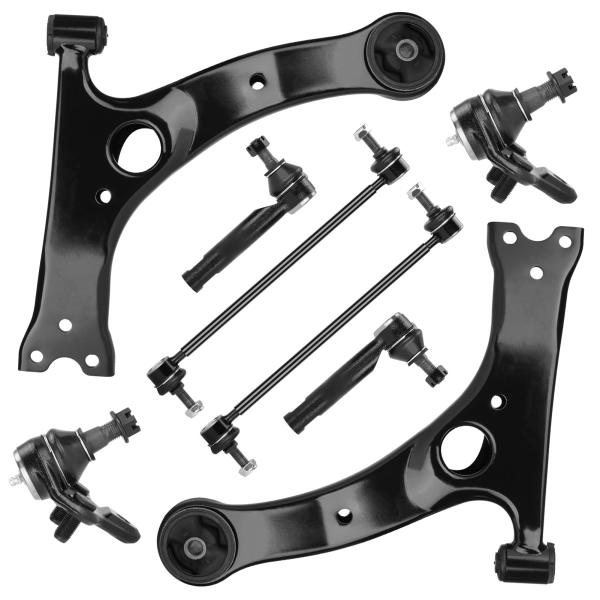 商品名:  8pcs Front Lower Control Arms Ball Joints Suspension Kits for 2001-2005 Toyota RAV4 (2001-2003: GAS)ブランド: PetMigo高...