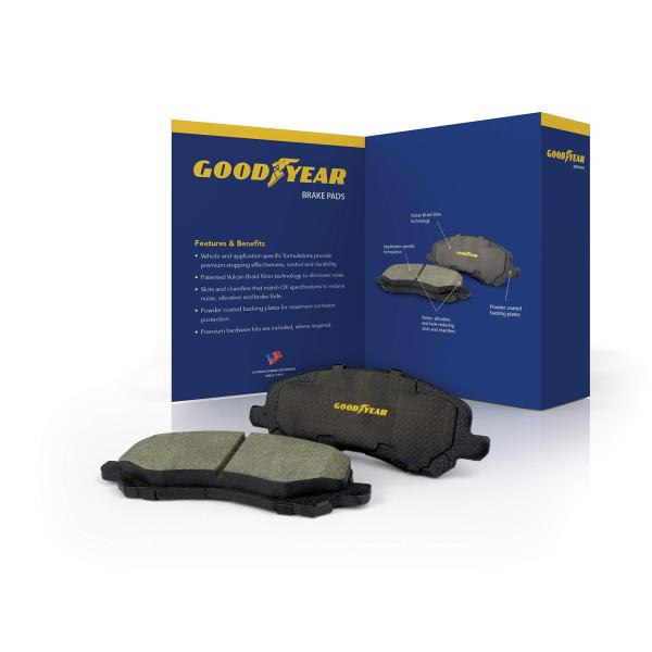 商品名:  Goodyear Brakes GYD1340 | Premium Ceramic Front Brake Pads fits Mercedes-Benz B200 11-10, C180 14-11, C200 14-10, ...