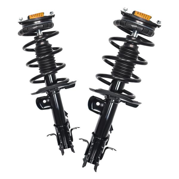 商品名: Torchbeam 2個 フロントストラット セントラ 2014-2019、交換用 172947 172948、ストラッツショックアブソーバー コイルスプリング付き組み立て完了 Torchbeam 2pcs Front Strut...