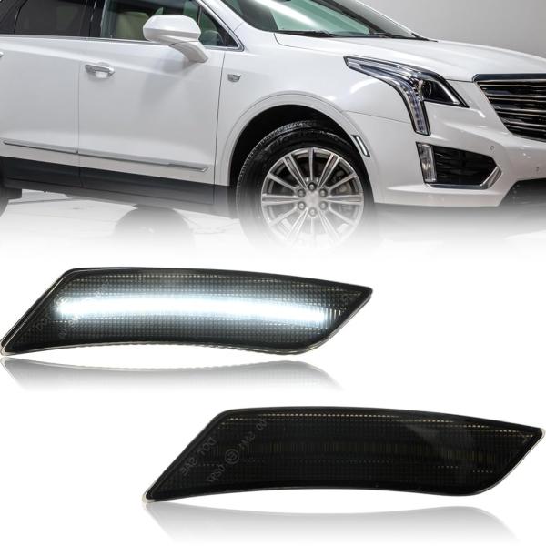 商品名:  NJSBYL White LED Side Marker Light Assemblies for 2017-2024 Cadillac XT5, 2013-2014 Cadillac ATS, 2019-2022 Chevy ...