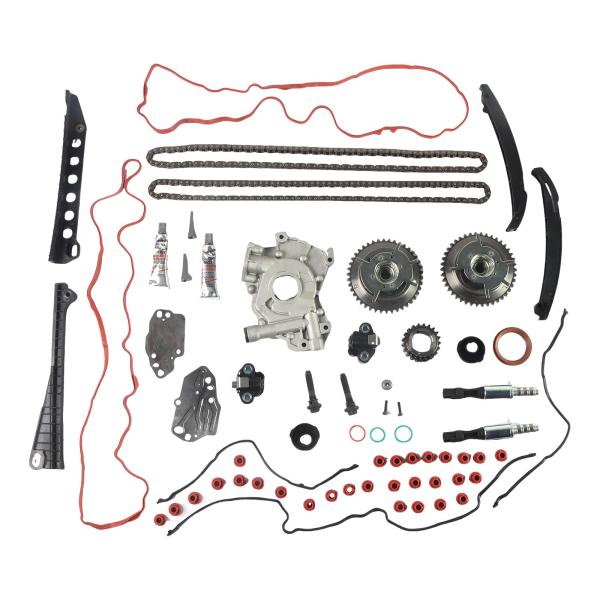 商品名: Daysyoreエンジンタイミングチェーンキット&amp;VVTバルブ、カムフェイザーとウェットポンプ付き 2004-2010 F150 F250 F350 5.4L V8 2005-2010 MARK LT NAVIGATOR ...