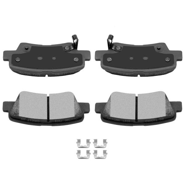 商品名:  AUTOMUTO 4PCS Rear Ceramic Disc Brake Pads Set D1445 For Hyundai Azera 2012-2017,For Hyundai Sonata 2009-2014,For ...