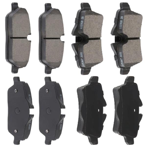 商品名:  AUTOMUTO 8PCS Front &amp; Rear Semi-Metallic Disc Brake Pads Set D1309 D1308 For Mini Cooper 2007-2016ブランド: AUTOMU...