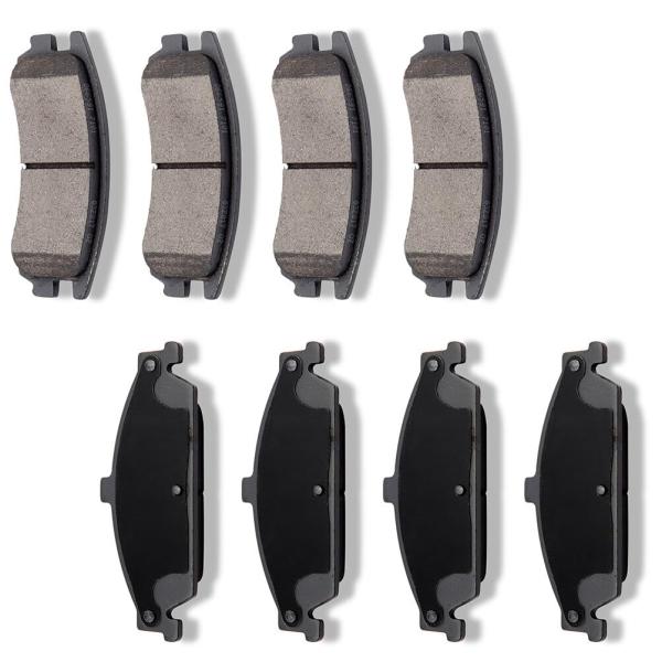 商品名:  AUTOMUTO 8PCS Front &amp; Rear Ceramic Disc Brake Pads Set D727 D698 For Oldsmobile Alero 1999-2004,For Pontiac Gr...