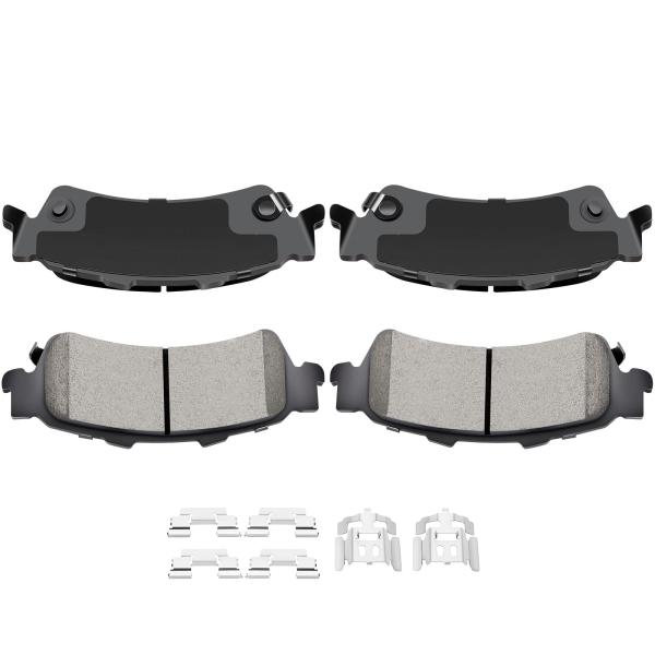 商品名:  AUTOMUTO 4PCS Rear Ceramic Disc Brake Pads Set D792 For Cadillac DeVille DTS For Chevrolet Astro Avalanche 1500 Si...