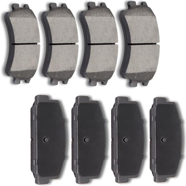 商品名:  AUTOMUTO 8PCS Front &amp; Rear Ceramic Disc Brake Pads Set D482 D957 For Mazda 6 2003-2005ブランド: AUTOMUTO高さ: 13cm横幅...
