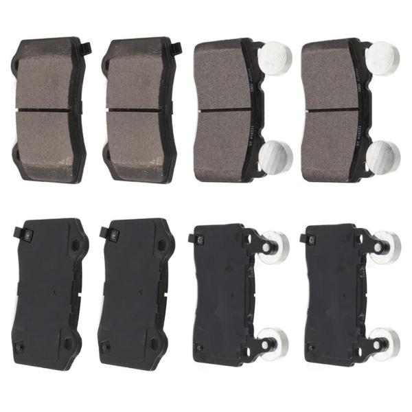 商品名:  AUTOMUTO 8PCS Front &amp; Rear Semi-Metallic Disc Brake Pads Set D1053 D1474 For Chevrolet Camaro 2010-2015ブランド: A...