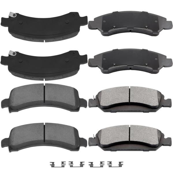 商品名:  AUTOMUTO 8PCS Front &amp; Rear Disc Brake Pads Set D974 D1363 For Chevrolet Express 1500 2009-2014,For GMC Savana ...