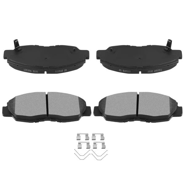 商品名:  AUTOMUTO 4PCS Front Semi-Metallic Disc Brake Pads Set D1578 For Honda Civic 2012-2015ブランド: AUTOMUTO高さ: 9cm横幅: 14.8...