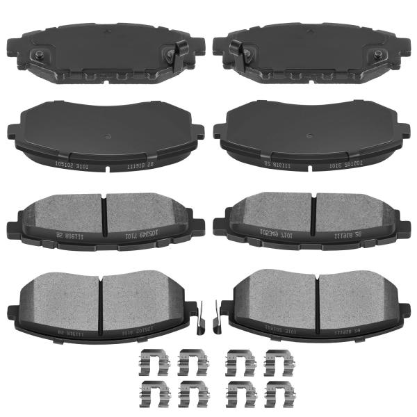 商品名:  AUTOMUTO 8PCS Front &amp; Rear Disc Brake Pads Set D1114 D929 For Subaru Impreza 2008-2010,For Subaru Legacy 2005-...
