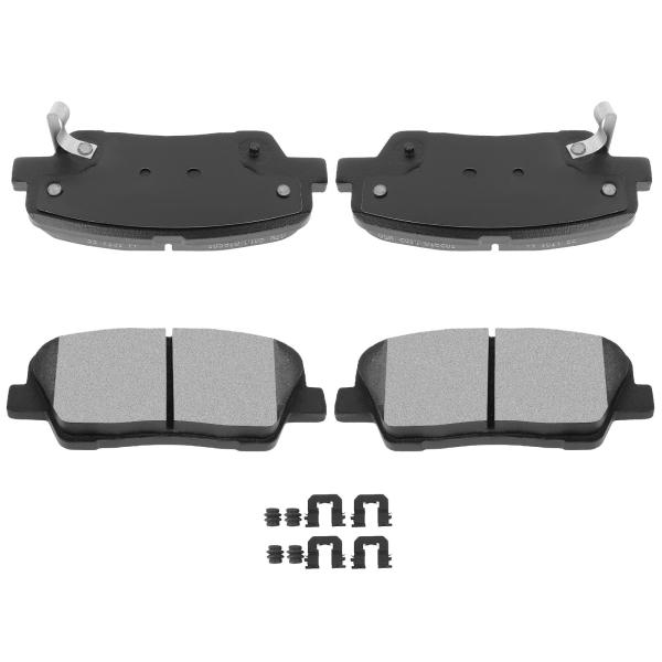 商品名:  AUTOMUTO 4PCS Rear Ceramic Disc Brake Pads Set D1284 For Hyundai Entourage Genesis Genesis Coupe For Kia Borrego K...