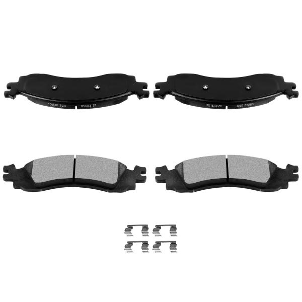 商品名:  AUTOMUTO 4PCS Front Semi-Metallic Disc Brake Pads Set D1158 For Ford For Explorer 2006-2010, For Ford For Explorer...