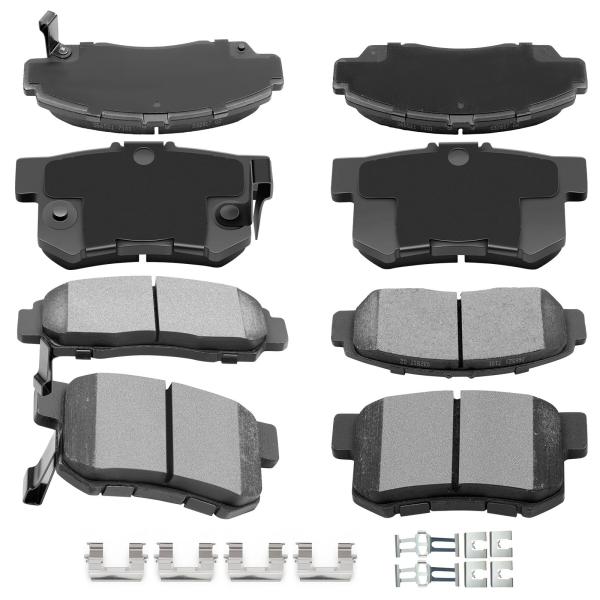 商品名:  AUTOMUTO 8PCS Front &amp; Rear Ceramic Disc Brake Pads Set D787 D536 For Acura CL 2001-2003,For Acura RL 1999-2004...