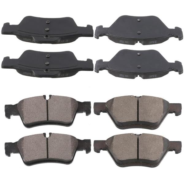 商品名:  AUTOMUTO 8PCS Front &amp; Rear Semi-Metallic Disc Brake Pads Set D986 D853 For Mercedes-Benz E320 E350ブランド: AUTOMU...