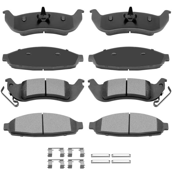商品名:  AUTOMUTO 8PCS Front &amp; Rear Disc Brake Pads Set D1040 D931 For Ford For Crown Victoria 2003-2011,For Lincoln To...