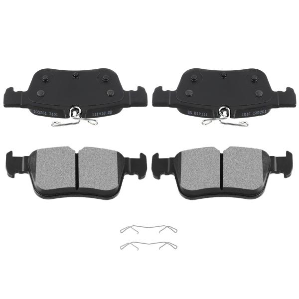 商品名:  AUTOMUTO 4PCS Rear Semi-Metallic Disc Brake Pads Set D1665 For Ford Edge Escape Fusion For Lincoln Continental MKC...