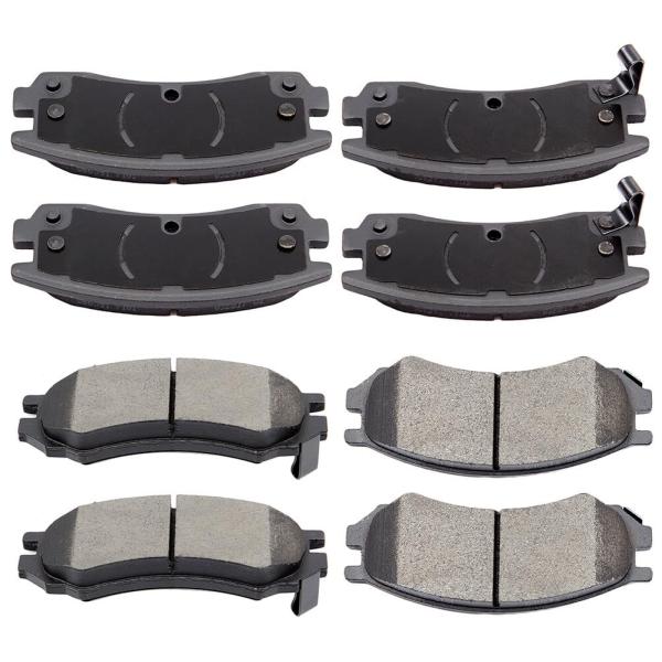商品名:  AUTOMUTO 8PCS Front &amp; Rear Ceramic Disc Brake Pads Set D698 D507 For Oldsmobile Alero 1999-2004,For Pontiac Gr...