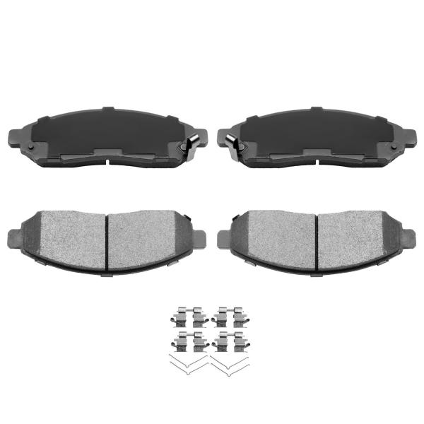 商品名:  AUTOMUTO 4PCS Front Semi-Metallic Disc Brake Pads Set D1094 For Nissan Frontier 2005-2019,For Nissan Pathfinder 20...