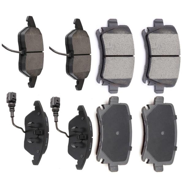 商品名:  AUTOMUTO 8PCS Front &amp; Rear Disc Brake Pads Set D1108 D1319 For Audi A3 A3 Quattro TT TT Quattro For Volkswagen...