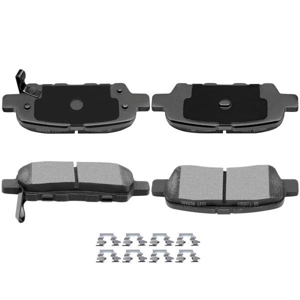 商品名:  AUTOMUTO 4PCS Rear Ceramic Disc Brake Pads Set D905 For Infiniti EX35 EX37 FX35 FX37 FX45 G25 G35 G37 JX35 M35 M35...