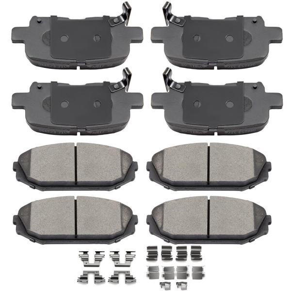 商品名:  AUTOMUTO 8PCS Front &amp; Rear Ceramic Disc Brake Pads Set D865 D793 For Acura MDX 2001-2002,For Honda Odyssey 200...