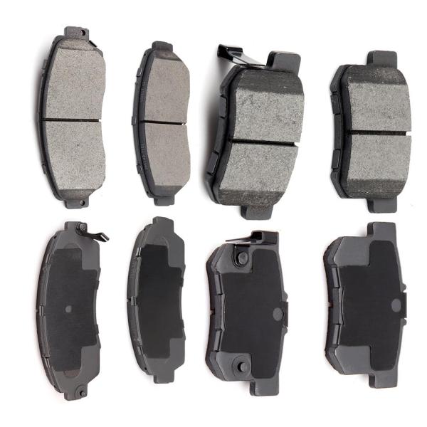 商品名:  AUTOMUTO 8PCS Front &amp; Rear Ceramic Disc Brake Pads Set D536 D1521 For Acura RDX 2007-2012ブランド: AUTOMUTO高さ: 14c...
