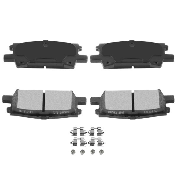 商品名:  AUTOMUTO 4PCS Rear Semi-Metallic Disc Brake Pads Set D996 For Lexus RX330 2004-2006,For Lexus RX350 2007-2009,For ...