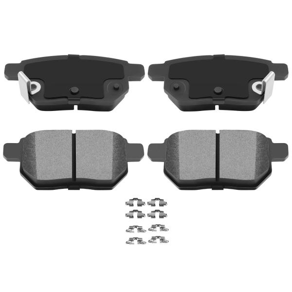 商品名:  AUTOMUTO 4PCS Rear Ceramic Disc Brake Pads Set D1354 For Lexus ES300 For Pontiac Vibe For Scion tC xB For Toyota F...