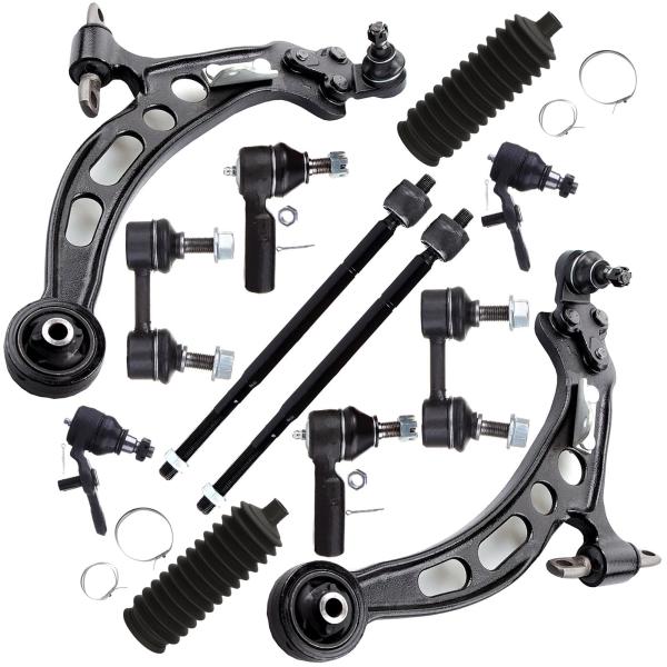 商品名:  SCITOO 12pcs Front Suspension Kit Lower Control Arm Inner Outer Tie Rod End Sway Bar Link Fit 1992-1996 For Lexus ...