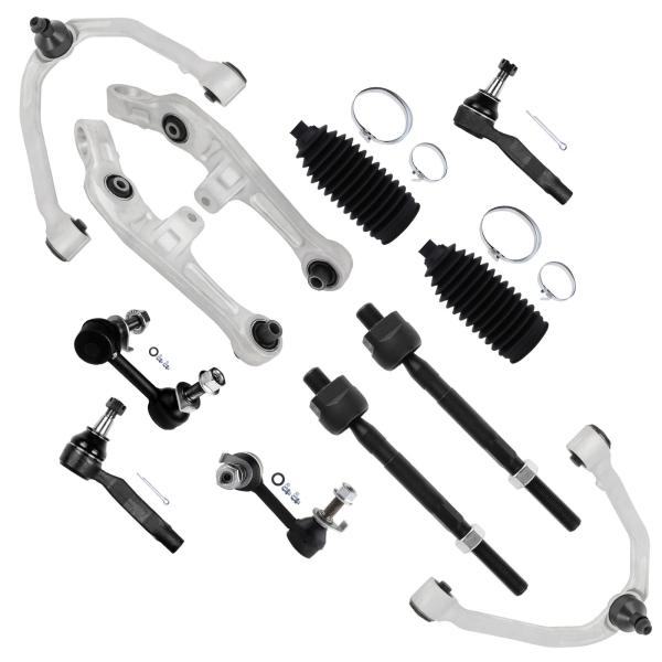 商品名:  SCITOO 12pcs Front Suspension Kit Lower Control Arm Upper Control Arm w/Ball Joint Inner Outer Tie Rod End Sway Ba...