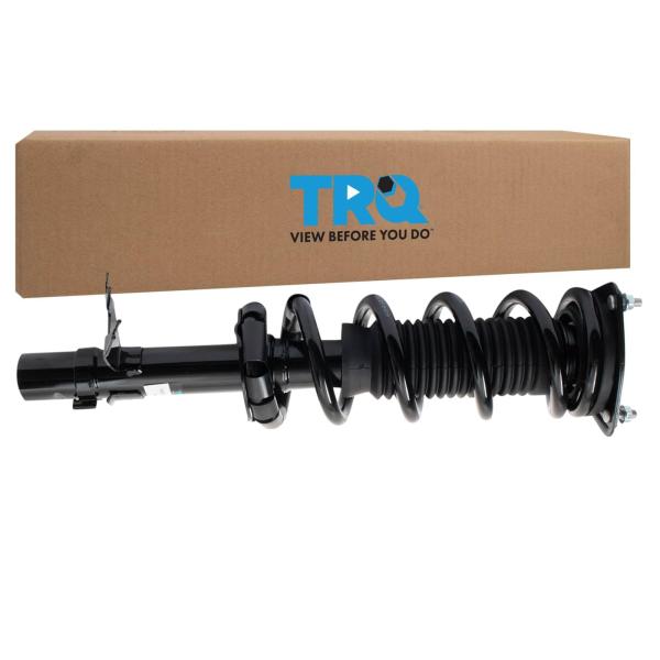 商品名:  TRQ Front Left Complete Strut &amp; Coil Spring Assembly Drivers Side Compatible with 2014-2017 INFINITI QX70ブランド:...