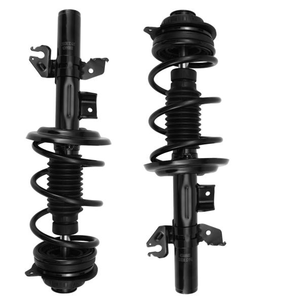 商品名: AUTOSITY フロントストラットとショック コンプリートアセンブリ 交換用 ダート 2013-2016用 ストラット コイルスプリングショックアブソーバー付き 172641/172642 2個 AUTOSITY Front S...