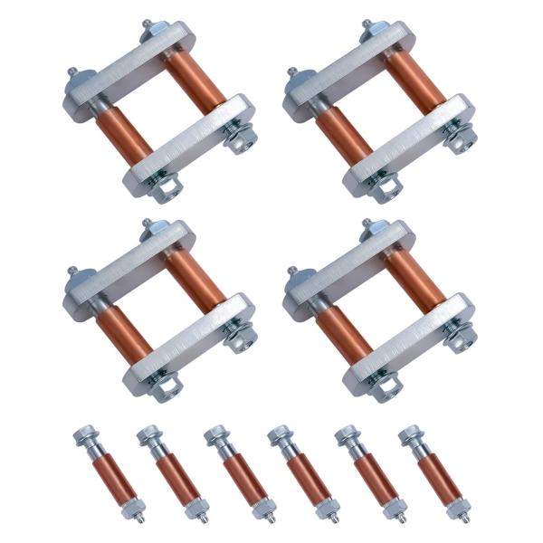 商品名: Mepareri 高耐久シャックル Mepareri Trailer Shackle Upgrade Kit Heavy Duty Fit for CRE3000/Stock/Equaflex 2.25" Shacklesブランド...