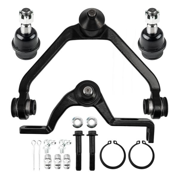 商品名: Torchbeam フロントアッパーコントロールアーム4個 下部ボールジョイントキット付き エクスプローラー1995-2001、Ranger 1998-2001、Mazd-a B2500 B3000 B4000、Mercury M...