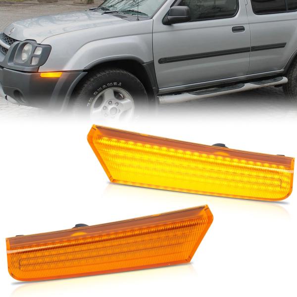 商品名:  Gempro Amber LED Side Marker Lights for 2002-2004 Nissan Xterra Front Corner Parking Lamps, 2PCS (Amber Len)ブランド: ...