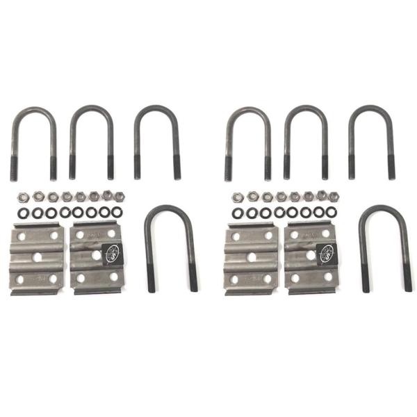 商品名: Southwest Wheel トレーラー車軸 2 3/8インチ ラウンド 長さ6 1/4インチ Uボルトキット (2個パック) Southwest Wheel 2-Pack Trailer Axle 2 3/8" Round 6...