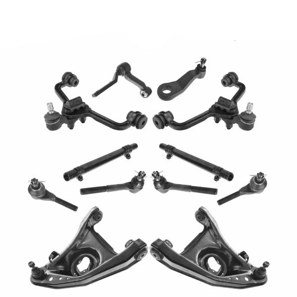 商品名:  LDBKTAX 2pcs Front Lower Control Arms 4pcs Front Inner Outer Tie Rods 2pcs Front Tie Rod Adjusting Sleeves 2pcs Fr...