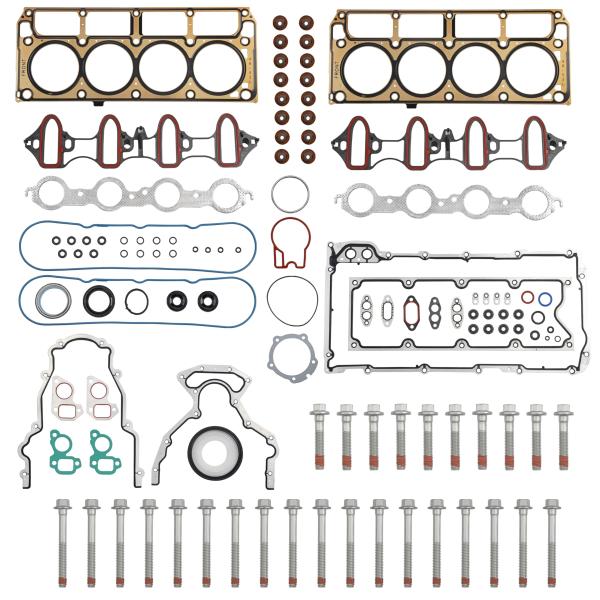 商品名:  Full Cylinder 5.3 Head Gasket Set with ES72220 Bolts Intake Manifold Oil Pan Gasket Set Compatible with Chevy GMC ...