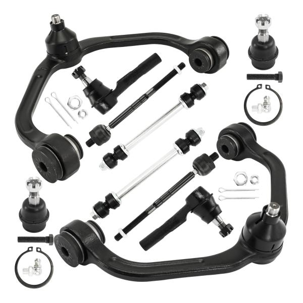 商品名:  Torchbeam 10pcs Front Suspension Kit Upper Control Arms with Ball Joint Tie Rod End Sway Bar Link for Ranger 1998-...