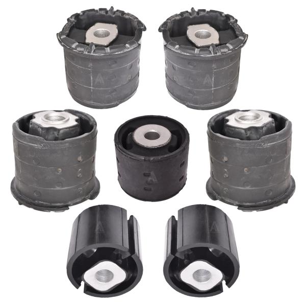 商品名:  AUTOACER - Complete Rear Axle Subframe Control Arm Mounts/Bushing Kit 7 Pcs (All front + rear) for E53 X5 2000-200...