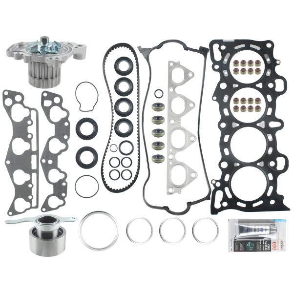 商品名:  AUTOKAY Head Gasket Set Timing Belt Kit Water Pump D16Y7 D16Y8 for Honda Civic 96-00 1.6ブランド: AUTOKAY高さ: 52.705cm横...