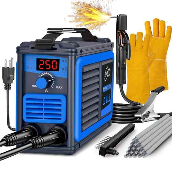 商品名:  Stick Welder,Portable Welder Machine 110V IGBT Digital Display LCD Upgraded MMA-250A Welding Machine,Hot Start Arc...