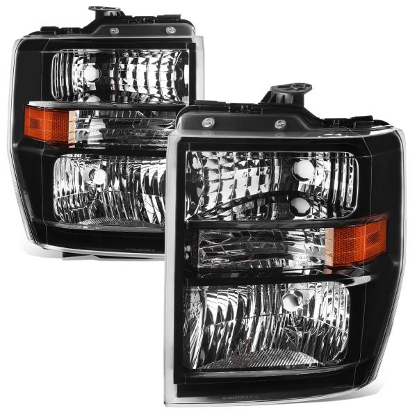 商品名:  Auto Dynasty Factory Style Headlight Assembly Compatible with Ford E-Series F650 F750 Super Duty 2008-2021, Driver...