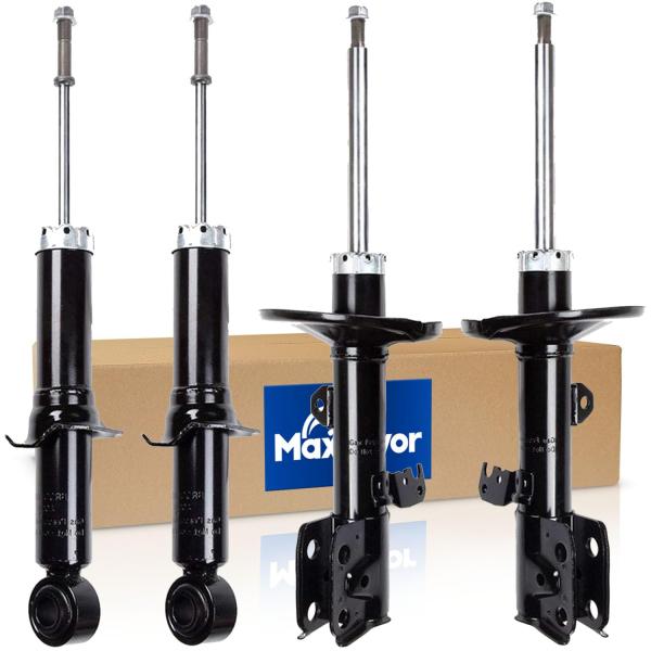商品名: Maxfavor ストラッツ ショック フロント リア フィット トヨタ カローラ 2009-2013 / 2WD トヨタ マトリックス 2009-2013 (クロスオーバーモデルのみ) / FWD ポンティアック バイブ 200...
