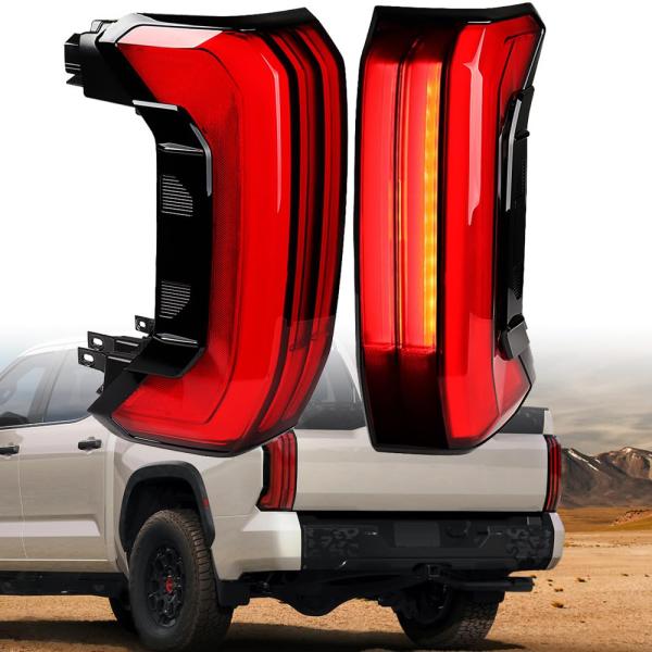 商品名:  Astra Depot 2PCS LED Tail Light Premium ABS Housing Compatible With Toyota Tundra 2022-2023 Left and Right Side SR...