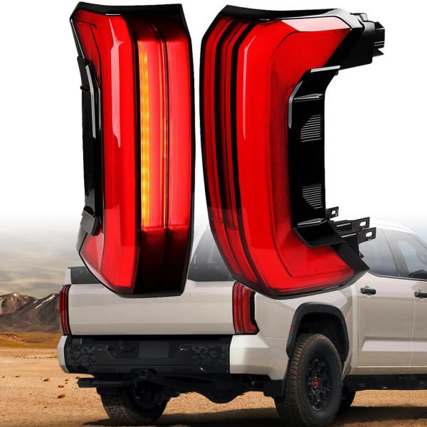商品名:  Anzios 2PCS Tail Light Assembly COB+LED Bulb Included Compatible With Toyota Tundra 2022-2023 Left and Right Side ...
